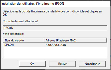 Installation du pilote PCL - Windows