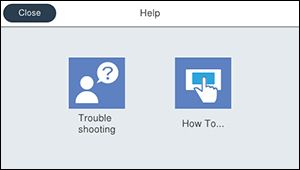 Viewing the Help Screen