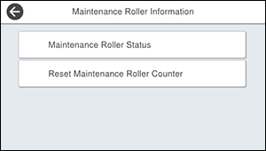 Resetting the Roller Counter on the LCD Screen