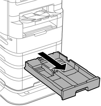 Replacing the Rollers for Optional Paper Cassettes 2 to 4