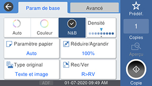 Copie de documents ou de photos