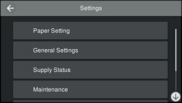 Accessing the Printer's Menus