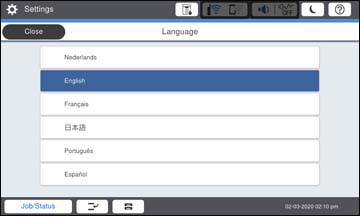 Changing LCD Screen Language