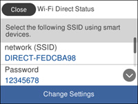 Enabling Wi-Fi Direct Mode