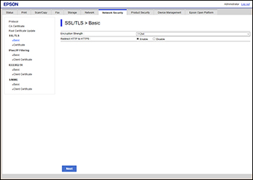 Configuring SSL/TLS Settings