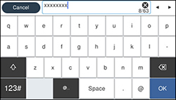 Selecting Wireless Network Settings from the Control Panel