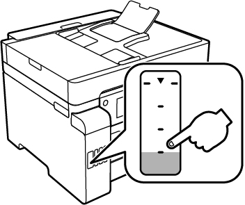 Checking the Ink Levels on Your Product