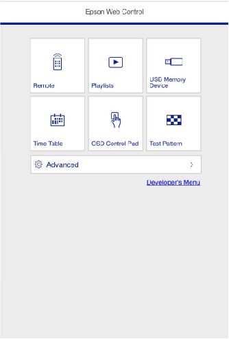 Controlling a Networked Projector Using a Web Browser