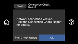 Printing a Network Connection Report