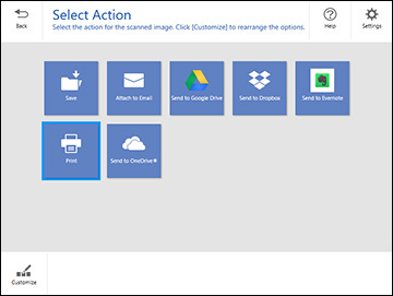 Scanning a Document or Photo in Epson ScanSmart