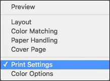 Selecting Basic Print Settings - Mac