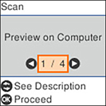 Starting a Scan Using the Product Control Panel