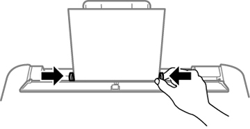 Loading Paper in the Rear Paper Feeder
