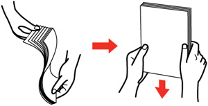 Loading Paper in the Rear Paper Feeder