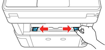 Loading Paper in the Rear Paper Feed Slot