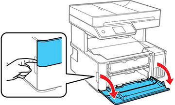 Paper Jam Problems in the Front of the Product