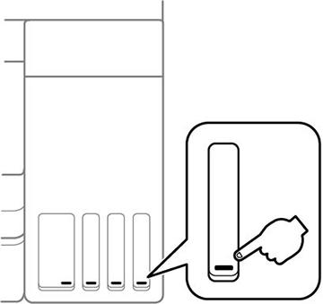 Checking the Ink Levels on Your Product