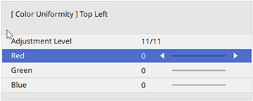 Adjusting the Color Tone (Color Uniformity)