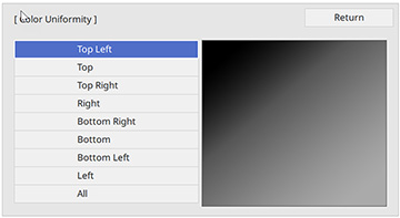 Adjusting the Color Tone (Color Uniformity)