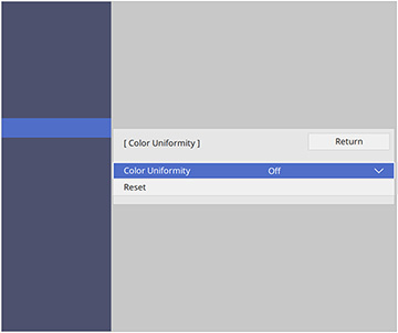 Adjusting the Color Tone (Color Uniformity)