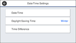 Selecting the Date and Time