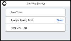 Selecting the Date and Time