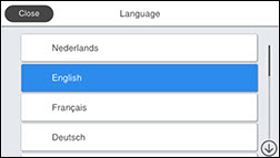 Changing the LCD Screen Language