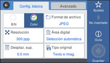 Cómo escanear a un dispositivo de memoria