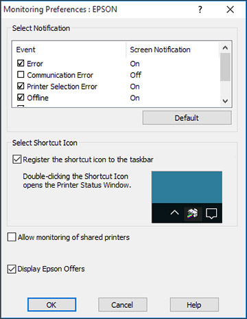 Disabling Special Offers with Windows