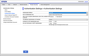 Enabling Authentication