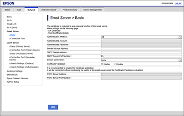 Configuring an Email Server