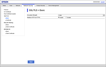 Configuring SSL/TLS Settings