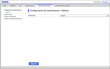 Cómo activar la función de autenticación