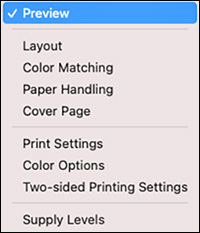 Selecting Basic Print Settings - Mac