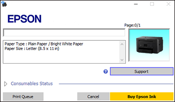 Checking Print Status - Windows