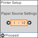 Selecting the Default Paper Source Settings