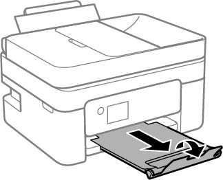 Loading Paper in the Rear Paper Feeder