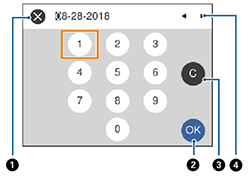 Entering Characters on the LCD Screen