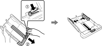 Loading Paper in the Cassette