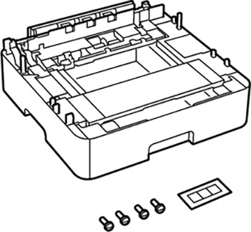 Installing the Optional Paper Cassette Units