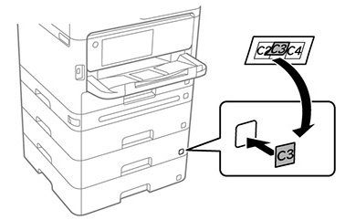 Installing the Optional Paper Cassette Units