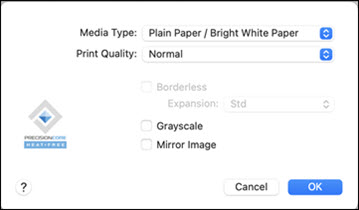 Selecting Basic Print Settings - Mac