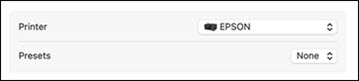 Selecting Basic Print Settings - Mac