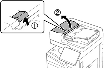 Cleaning the Automatic Document Feeder