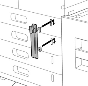 Using the Optional Paper Cassette Lock