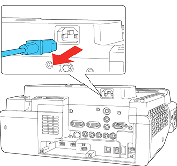 Turning Off the Projector