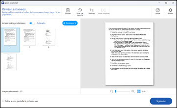 Cómo escanear un documento en Epson ScanSmart