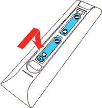 Replacing the Remote Control Batteries