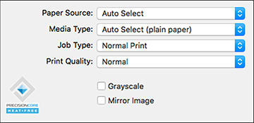 Selecting Basic Print Settings - Mac