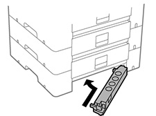 Installing the Optional Paper Cassette Units